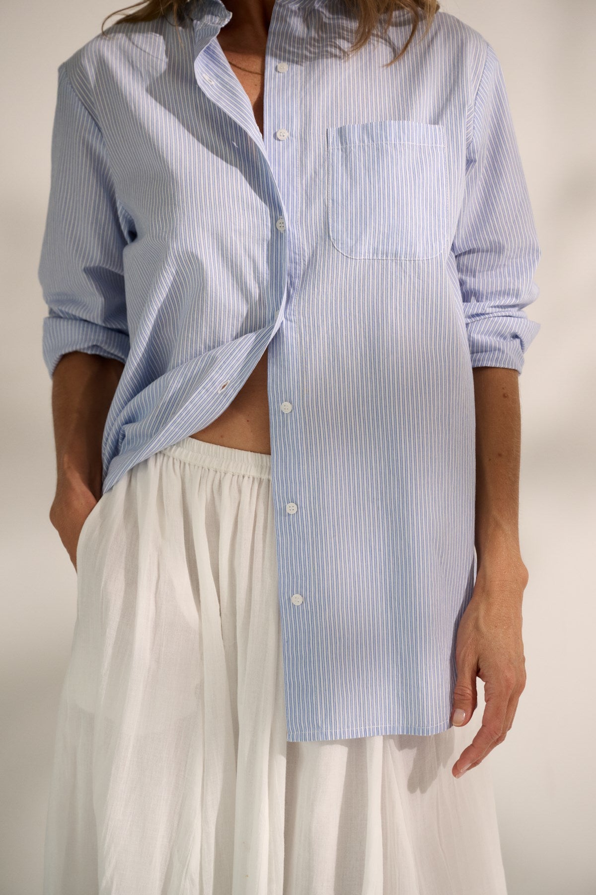 gaia shirt stripe | Buy shirts for women online | moshi moshi mind