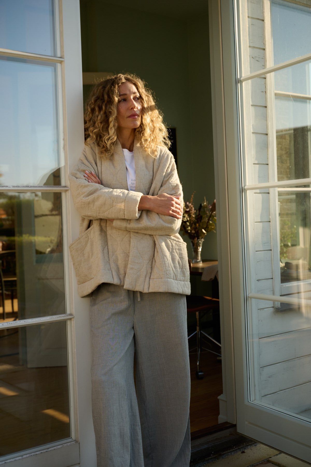 touch jacket linen ⏐ Shop jackets online ⏐ moshi moshi mind