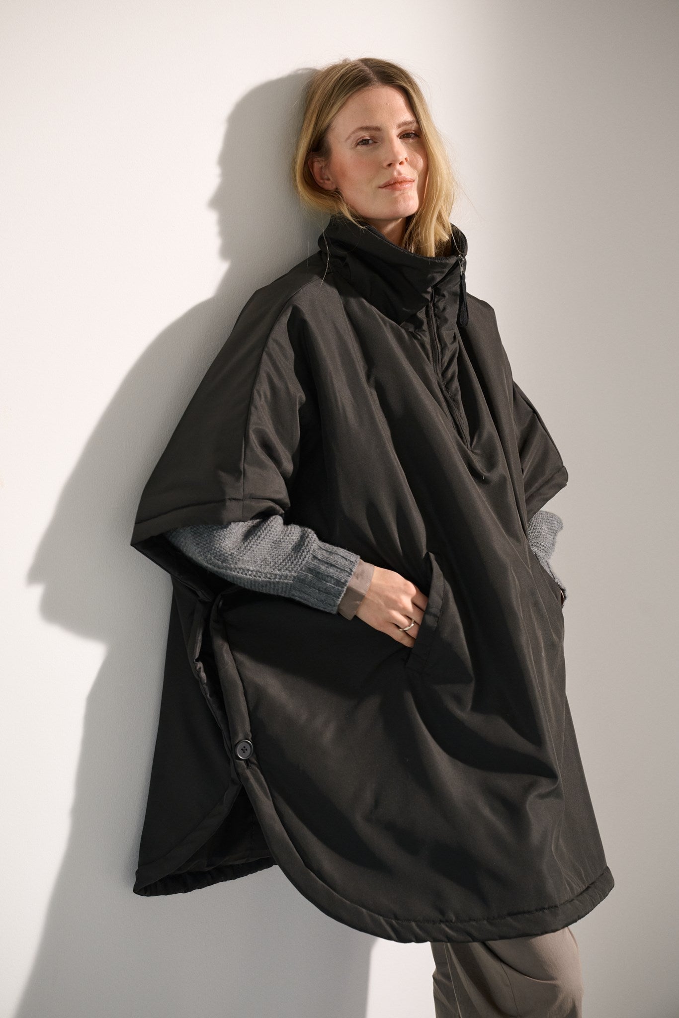 uma padded poncho | Buy outerwear for women online
