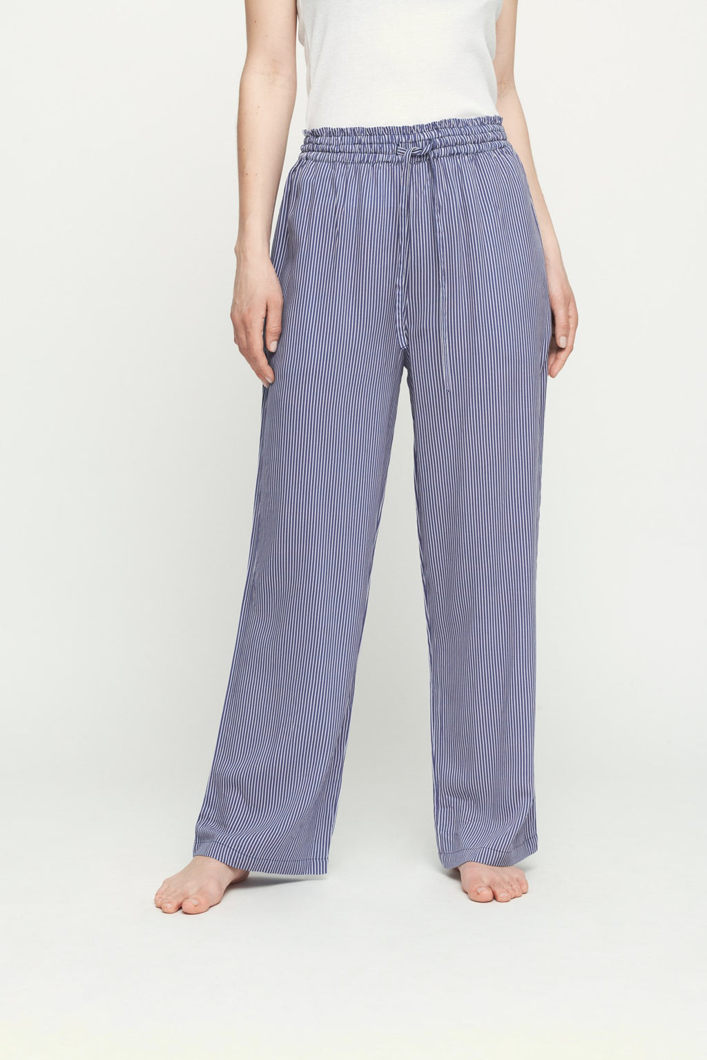 moon pants stripe - mazarine stripe – moshi moshi mind
