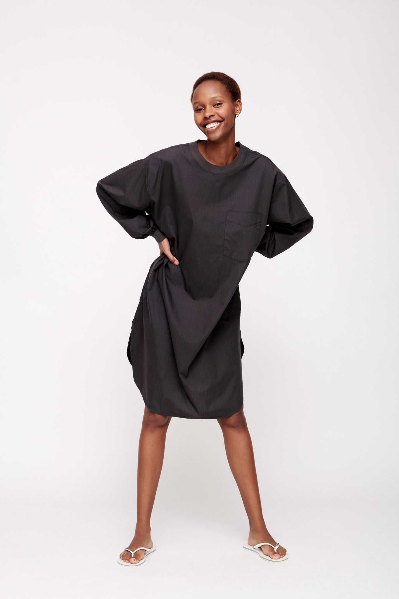 Treasure dess poplin sand I Buy dresses online – moshi moshi mind